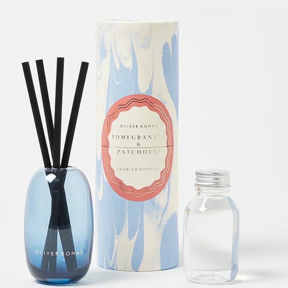 New Oliver Bonas OLIVER BONAS POMEGRANATE & PATCHOULI SCENTED DIFFUSER 125ML - Own4Less
